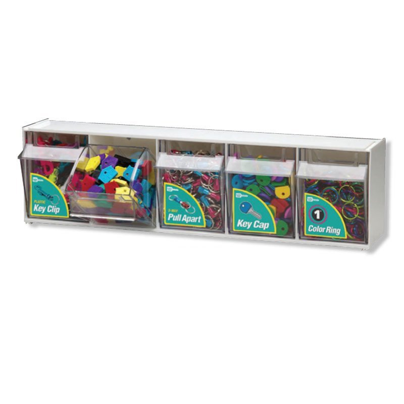 5 Bin Tilt Bin Display | Retail Solutions | Lucky Line Products