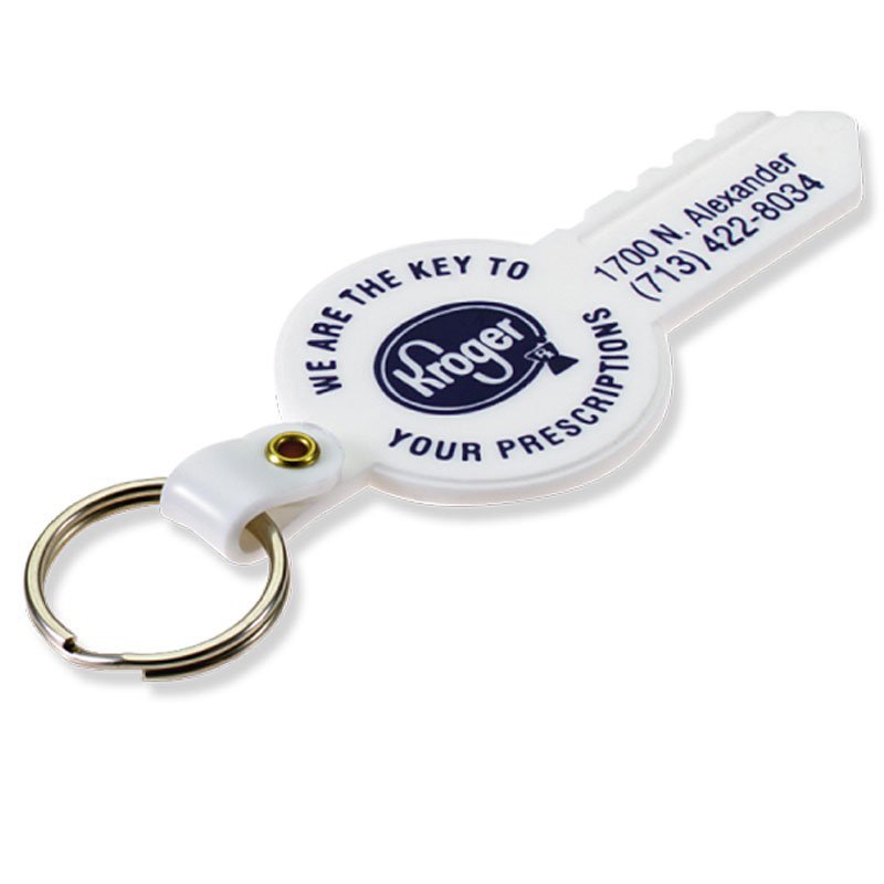 Key Shaped Fob | Custom Print | Lucky Line Products